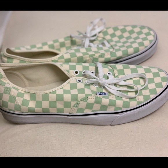 Vans | Shoes | Yellow And Green Checkered Vans Modern Classic | Poshmark